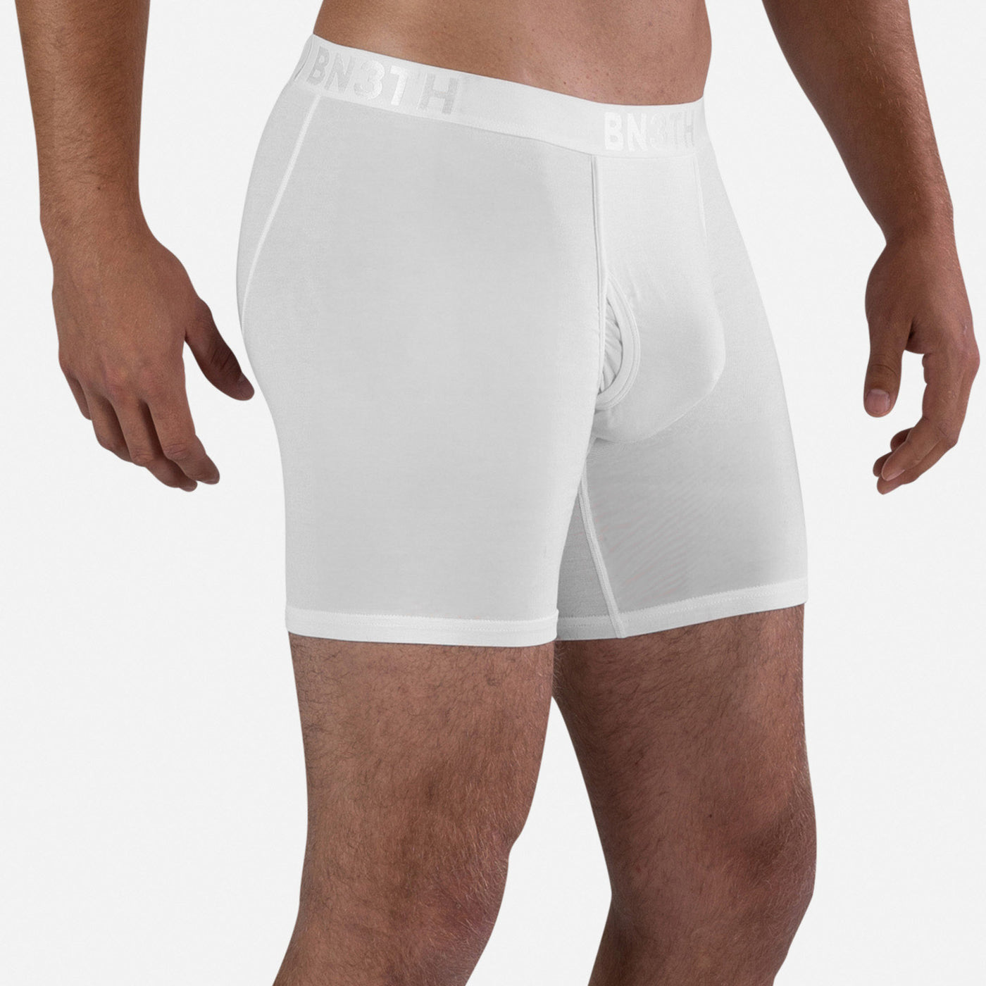 Classic Icon Boxer Brief with Fly: White | BN3TH Underwear – BN3TH.com