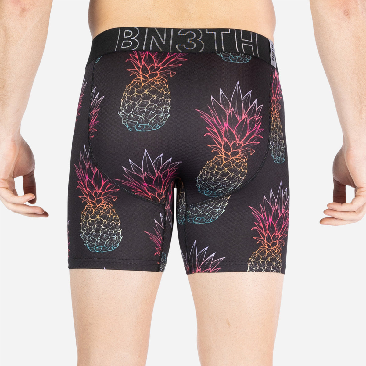 Pro Agua X Boxer Brief: Oversized Pineapple Fade Black | BN3TH ...